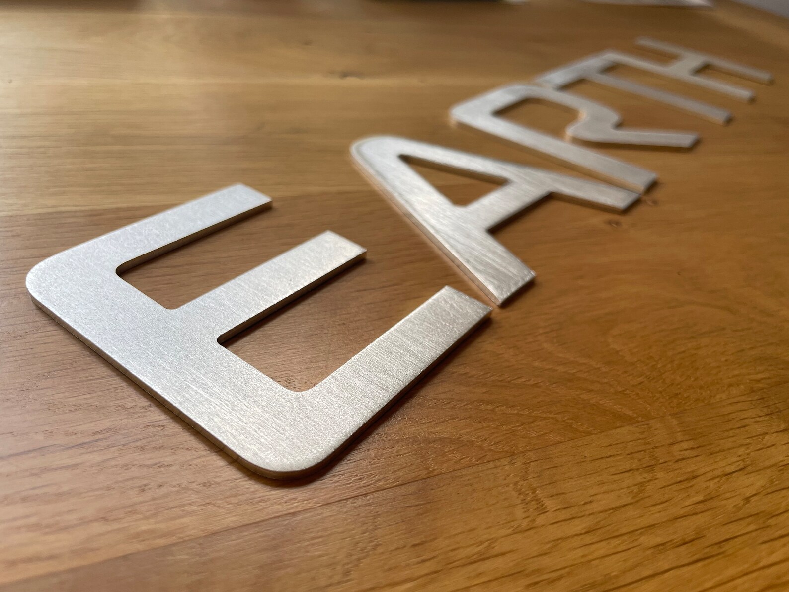 Small or Large Metal Letters, Brushed Aluminum Cut Out Letters,shiny ...