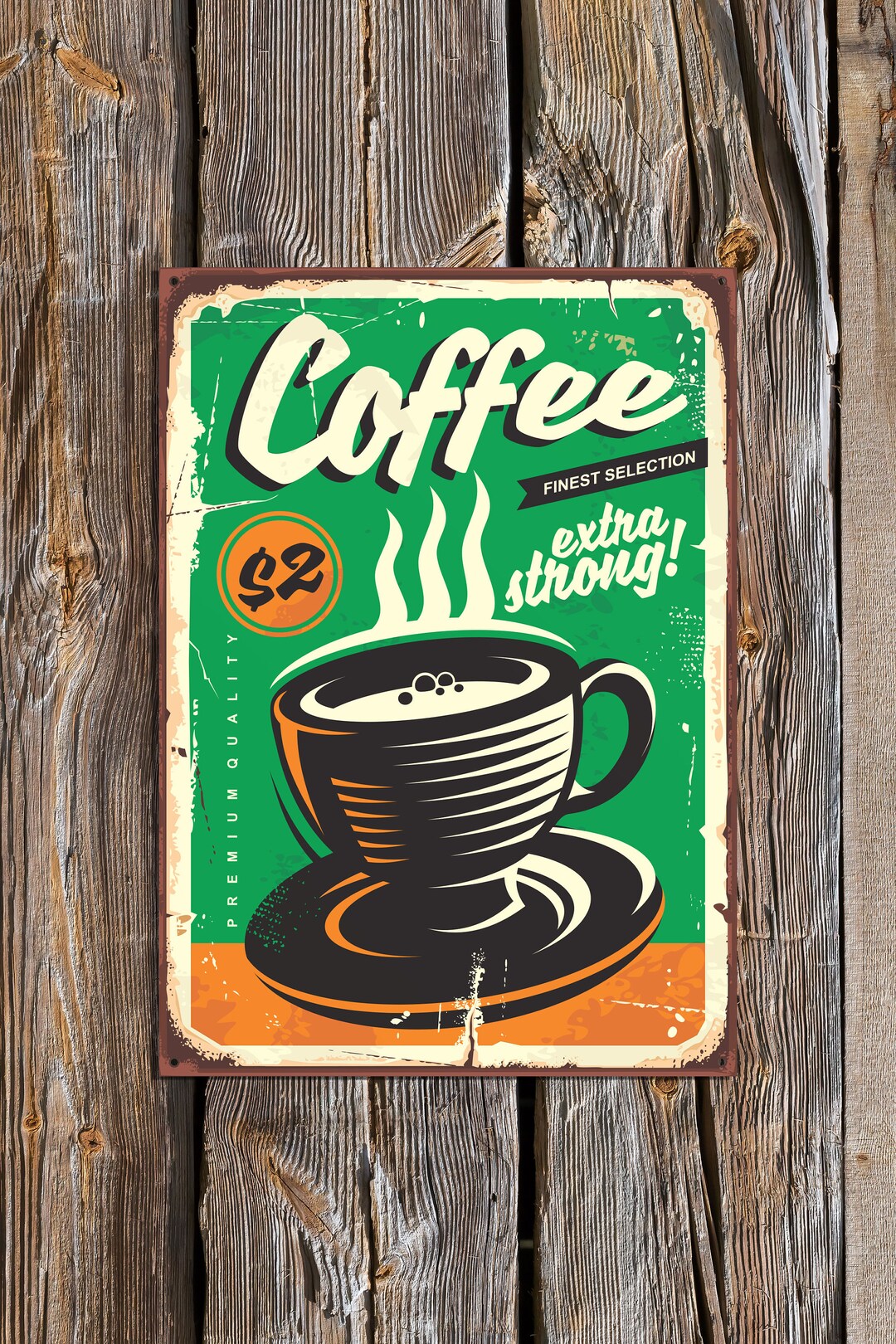 Coffee Vintage Metal Sign for CAFE Bar or Restaurant Wall Decor - Etsy