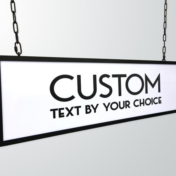 Custom Signs for Business Light Up - Etsy