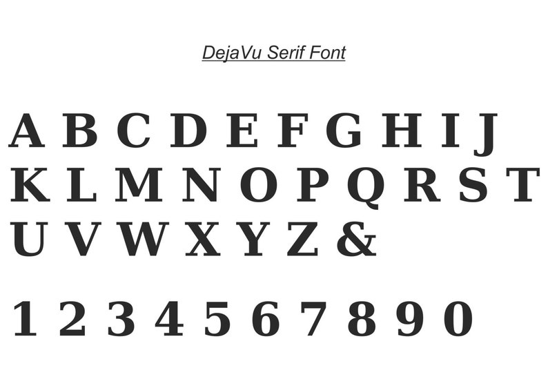 Serif Font Metal Letter A B C D E F G H I J K L M N O P Q R S - Etsy
