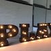 Large Letters With Edison BULBS for Wall Decor. Wall Letters Light up ...