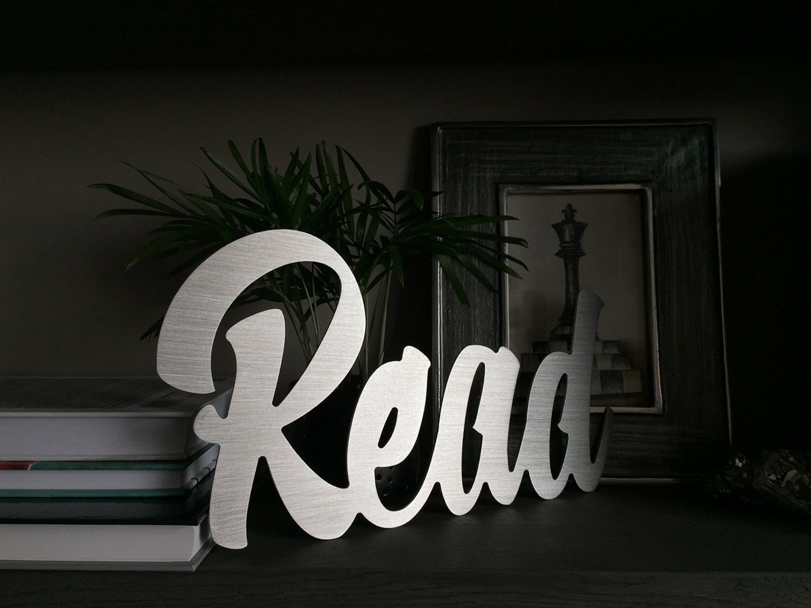 Metal Script Letters Signs Read Books Cafe or Custom | Etsy