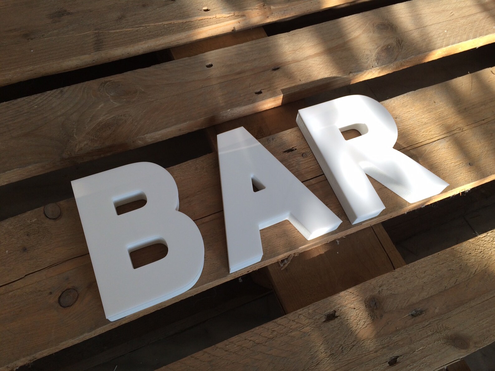 Large letters office sign or company sign for outdoor use | Etsy