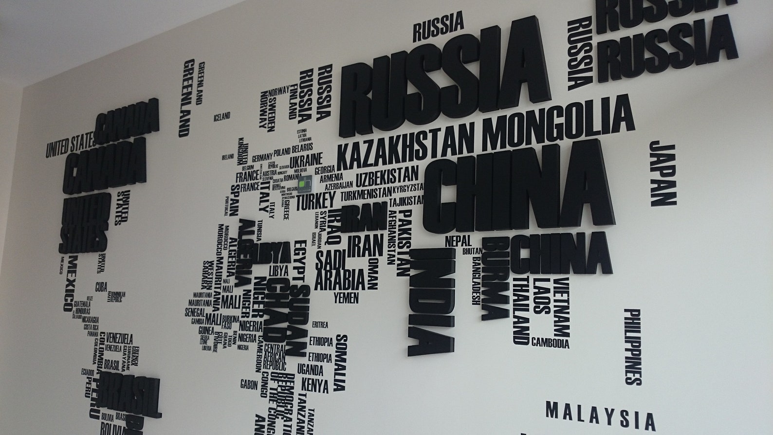 Volume Letters for Office Wall Decor - Custom Sign Company 3D Logo - Etsy