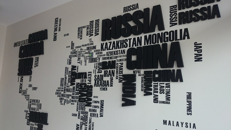 Large thick letters custom company sign small letters or large | Etsy