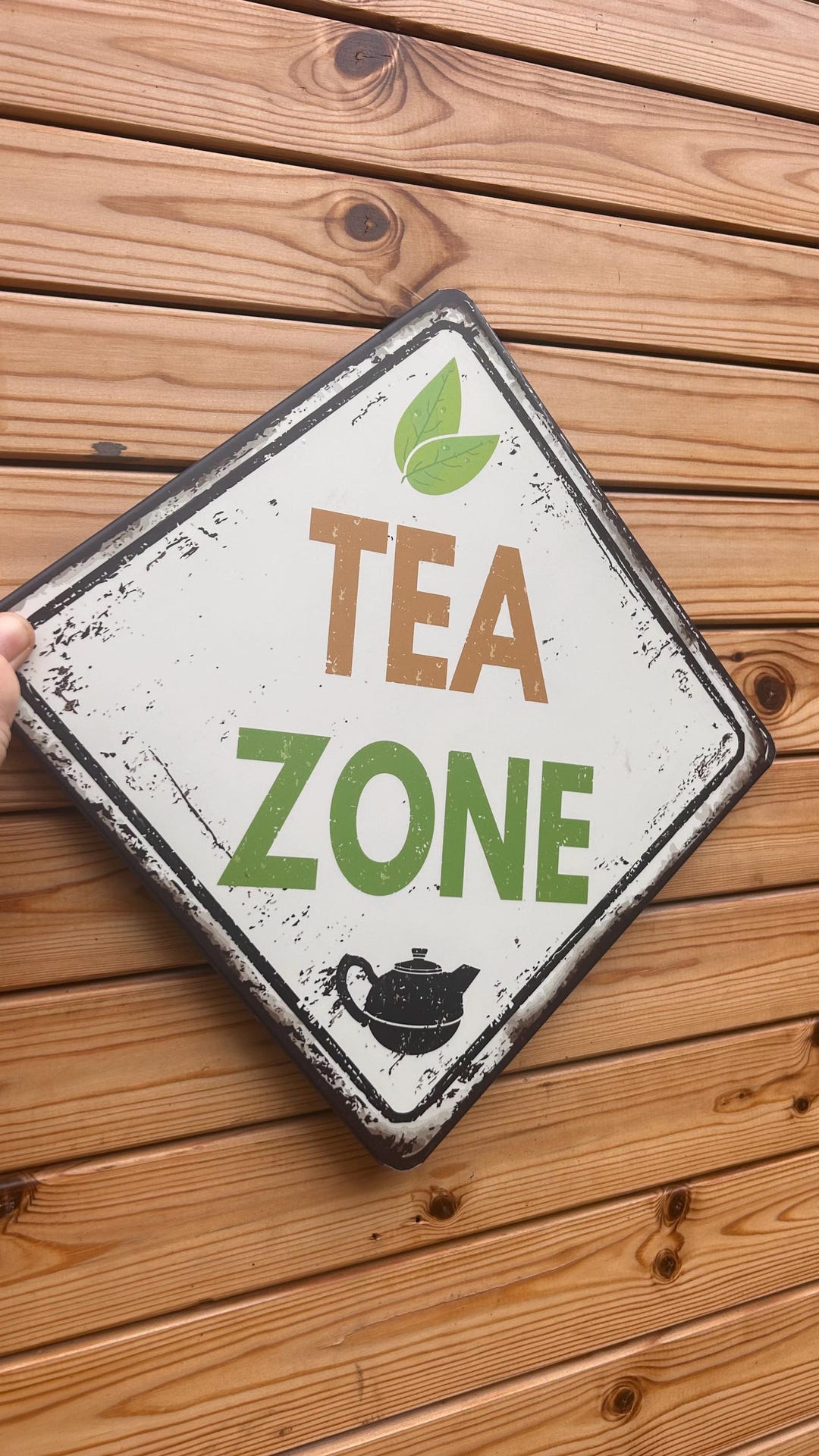 Tea Sign, Wall Decor Sign, Metal Sign, Tea Shop Wall Decor, Tea Lover ...