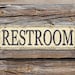 Retro Metal Sign RESTROOM. Door Sign. Store Sign. Business - Etsy