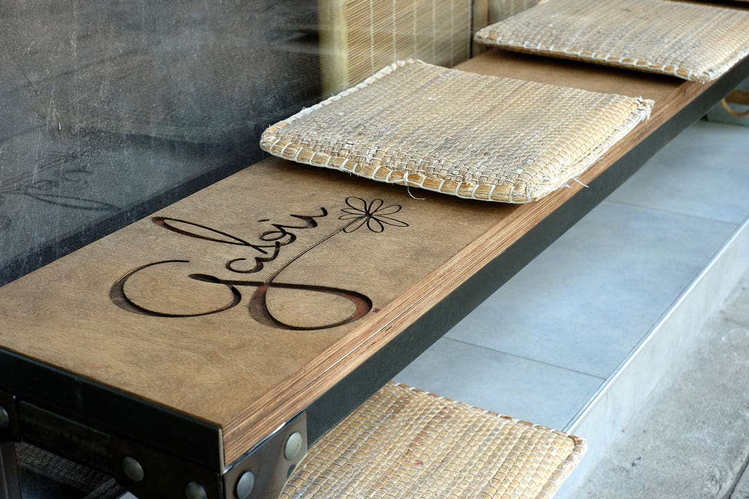 Bench With Initials, Logo or Name! Furniture Engraved Personalized ...