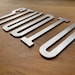 Shiny Brushed Aluminum Letters or Numbers, Custom Metal Words, Outdoor ...