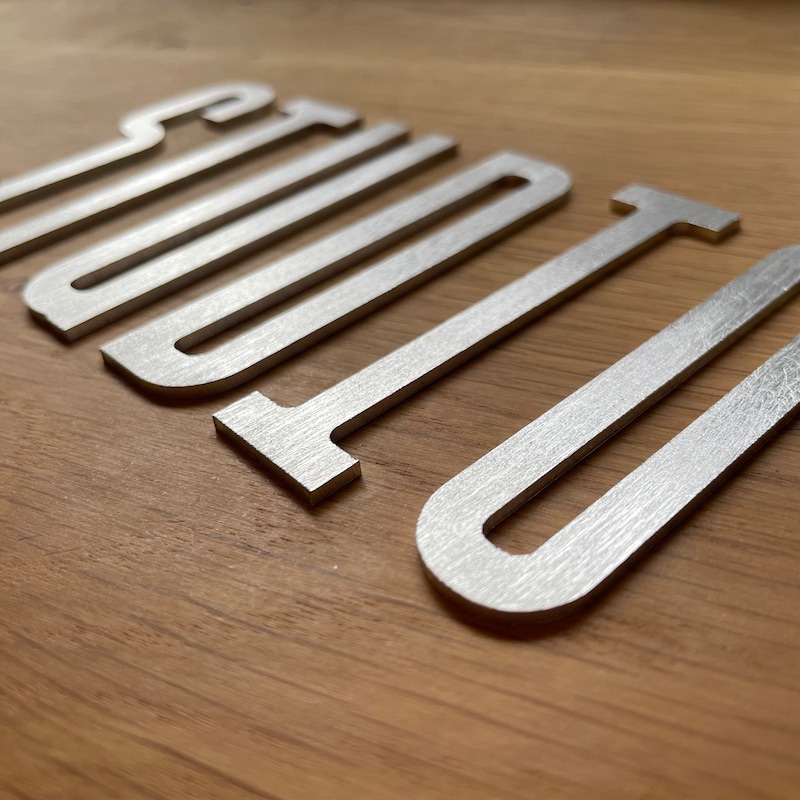 Custom Metal Letters - Etsy