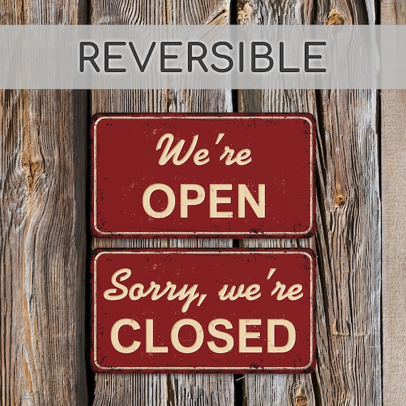 Vintage Closed Sign