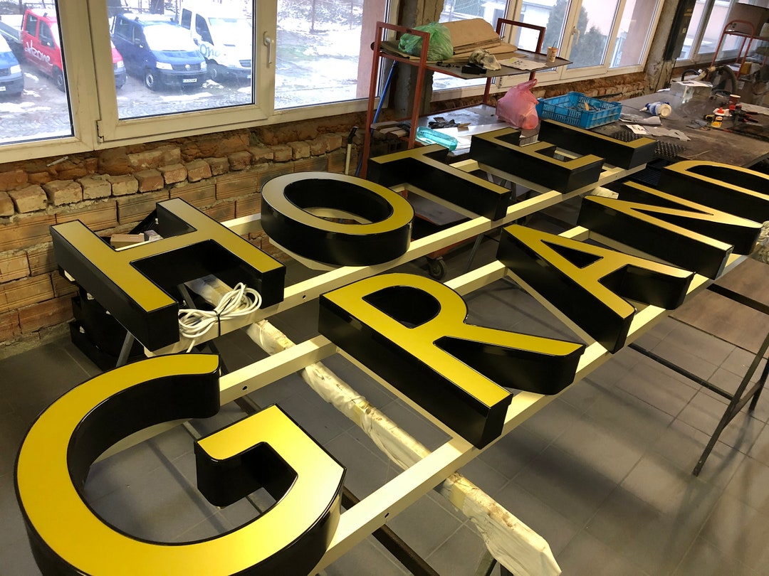 Large Metal Letters With Leds for OUTDOOR,LED Letters, Lluminated Sign ...