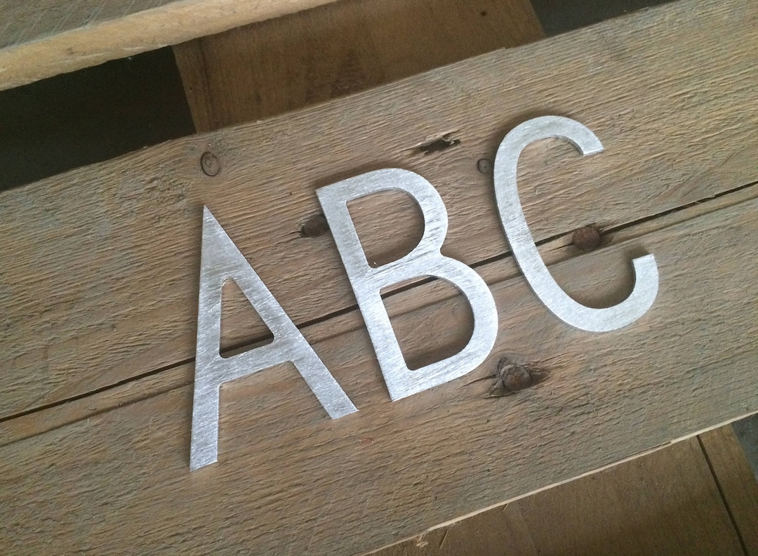 Small Metal Letters Large Metal Letter Metal Sign Metal Letters Metal ...