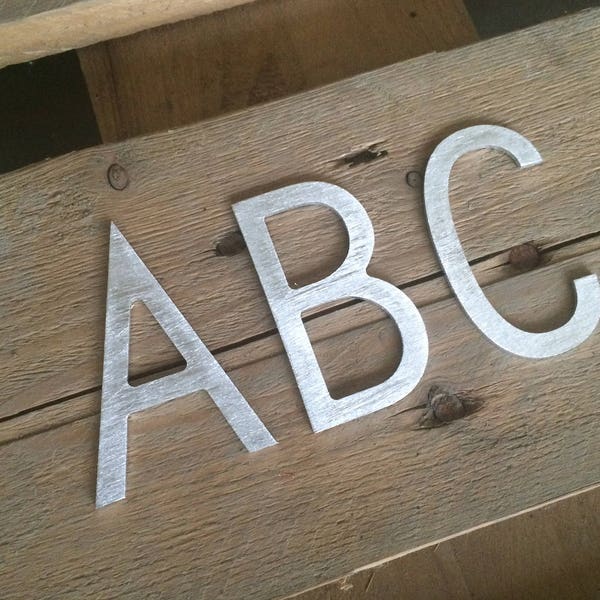 Metal Letters - Etsy