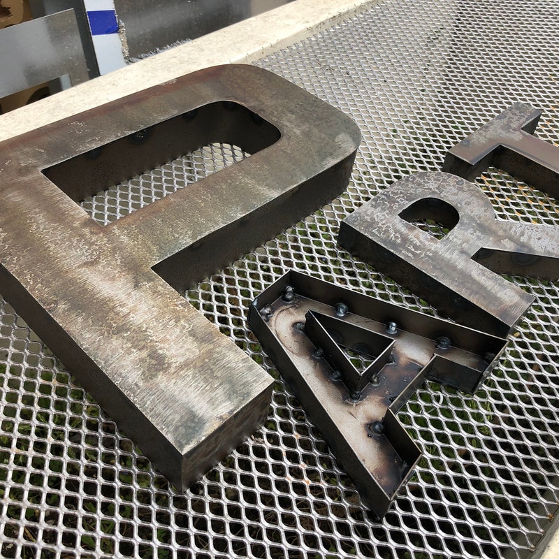 Rusted Metal Sign - Etsy