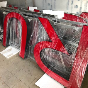 Large Metal Letters With Leds for OUTDOOR,LED Letters, Lluminated Sign ...