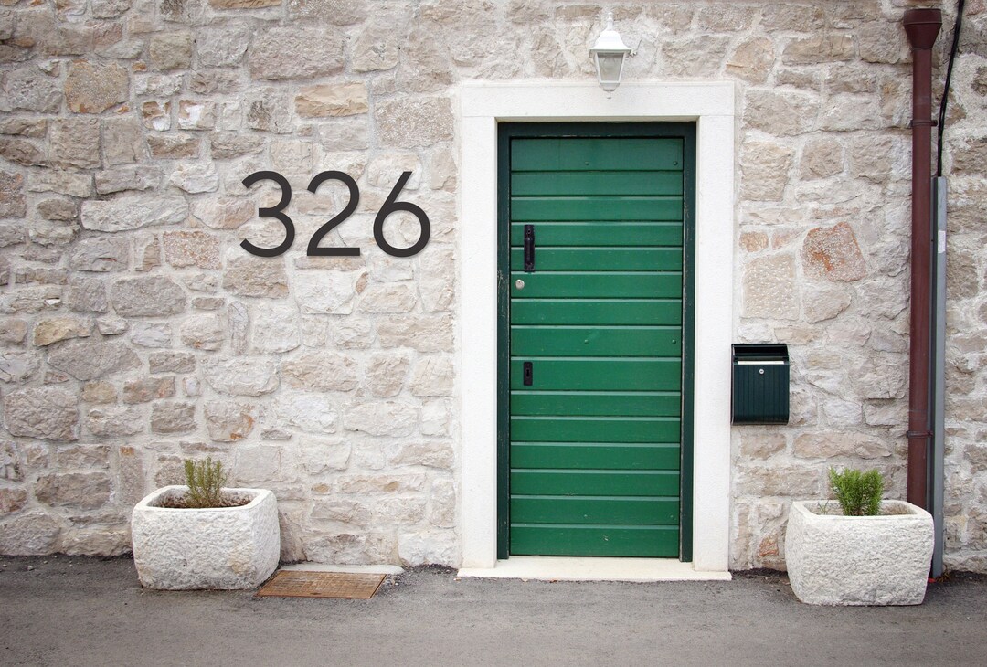 Large House Numbers, Door Sign, Large Numbers and Letters for Outdoor ...