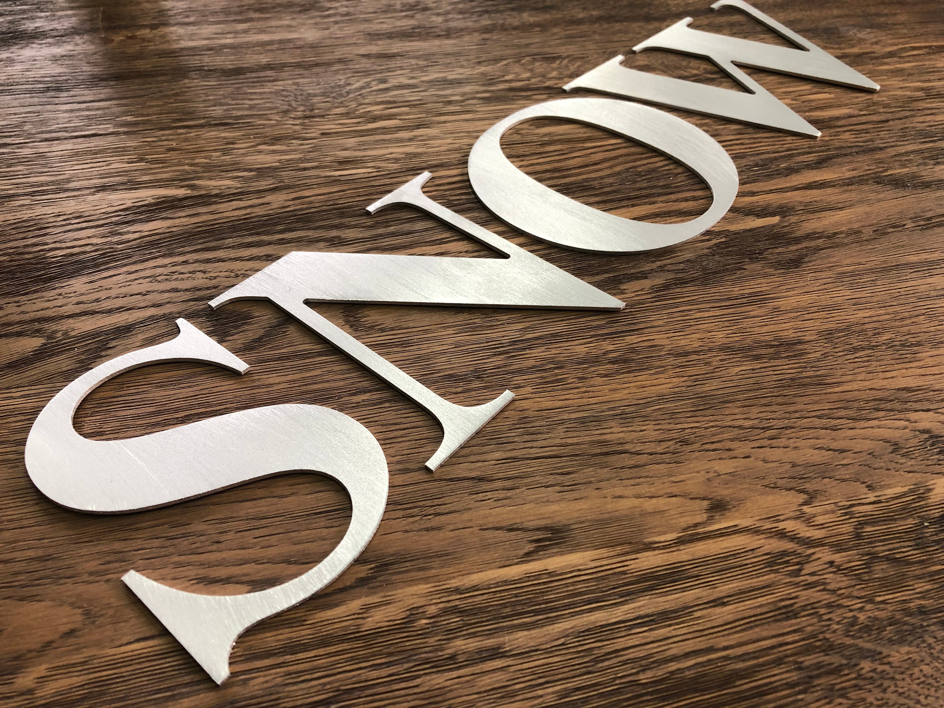 Metal Letters Custom Sign Small Metal Letters or Large Metal Letters ...