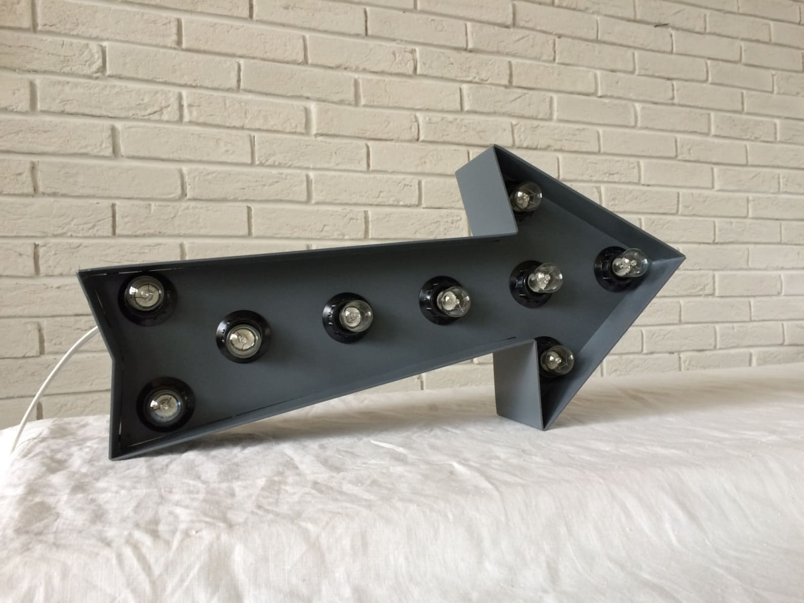 Metal Arrow Light up Wall Decor Industrial Home Decor Sign | Etsy