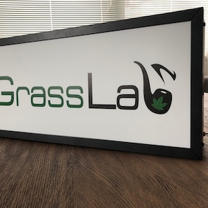 Custom Light Box Logo Sign, Storefront Light up Signage, Retro Sign ...