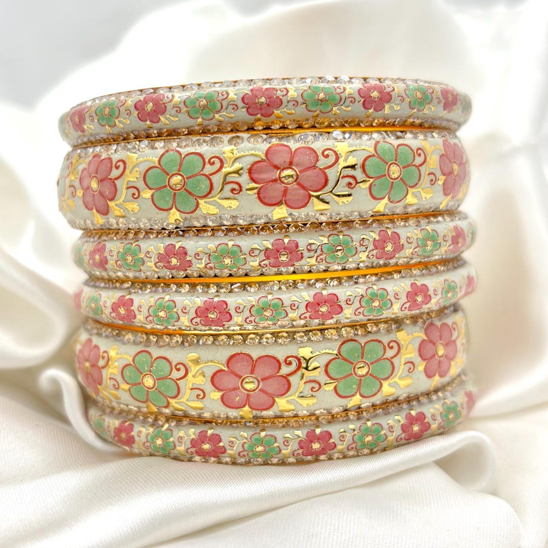 Handmade Indian Lac Bangles | Traditional Wedding Bridal Jewelry ...