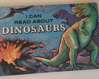 Dinosaurs book | Etsy
