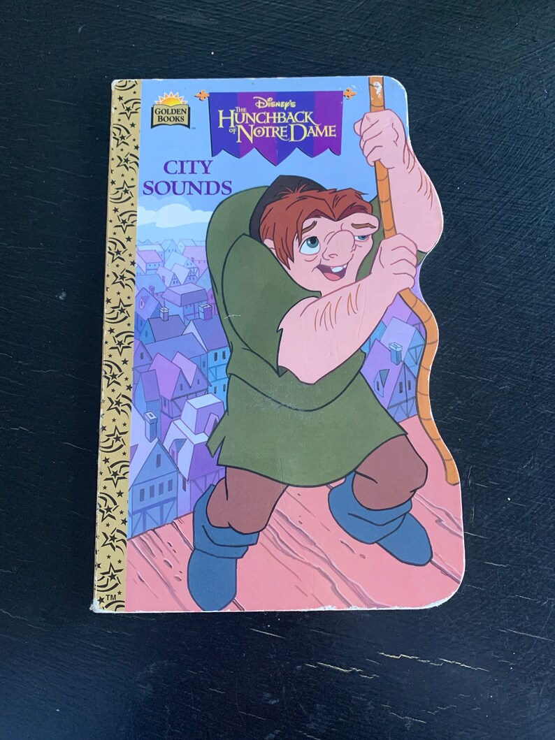Disneys the Hunchback of Notre Dame/ Golden Sturdy Shape - Etsy