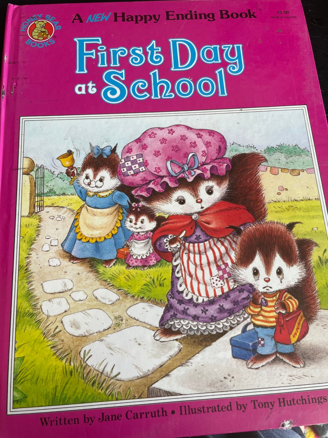First Day of School A New Happy Ending Book/vintage 1985/ - Etsy