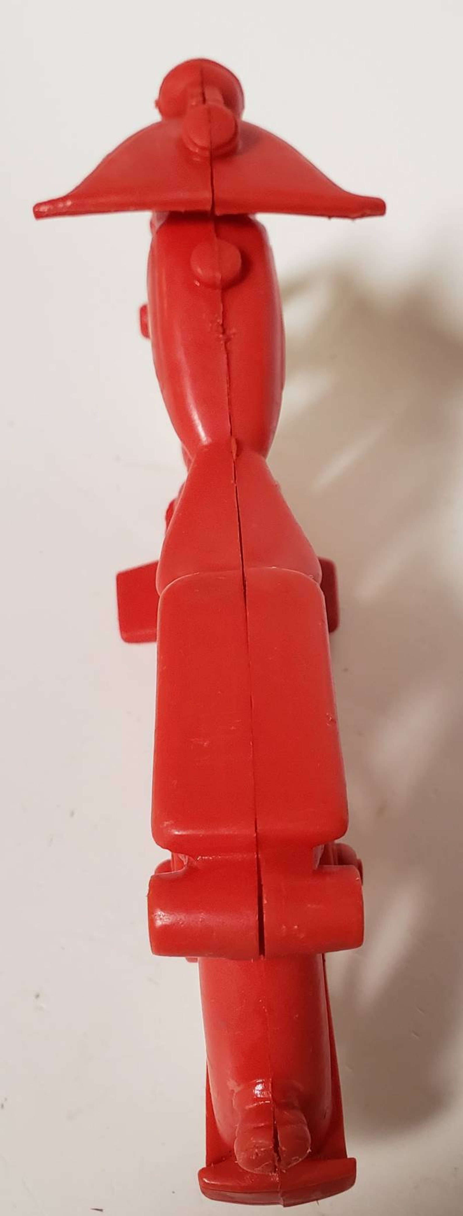 Red Plastic Motorcycle/vintage 1960s Plastic Toy Motorcycle/nostalgic ...