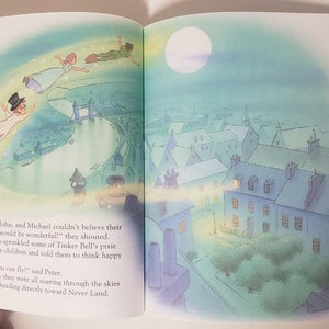 Walt Disney’s Peter Pan/vintage 1989 Little Golden Book Children’s Book ...