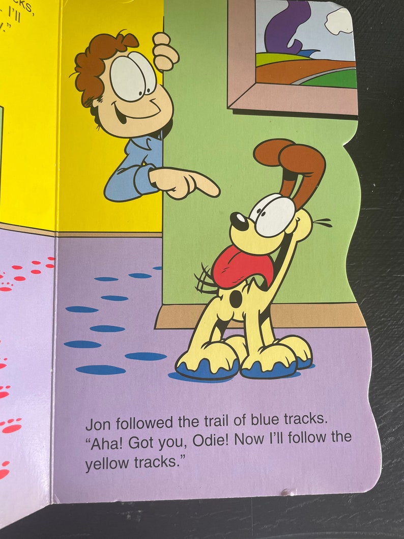 Garfield Color Me Fun by Jim Davis Benton Board Book/ Vintage - Etsy