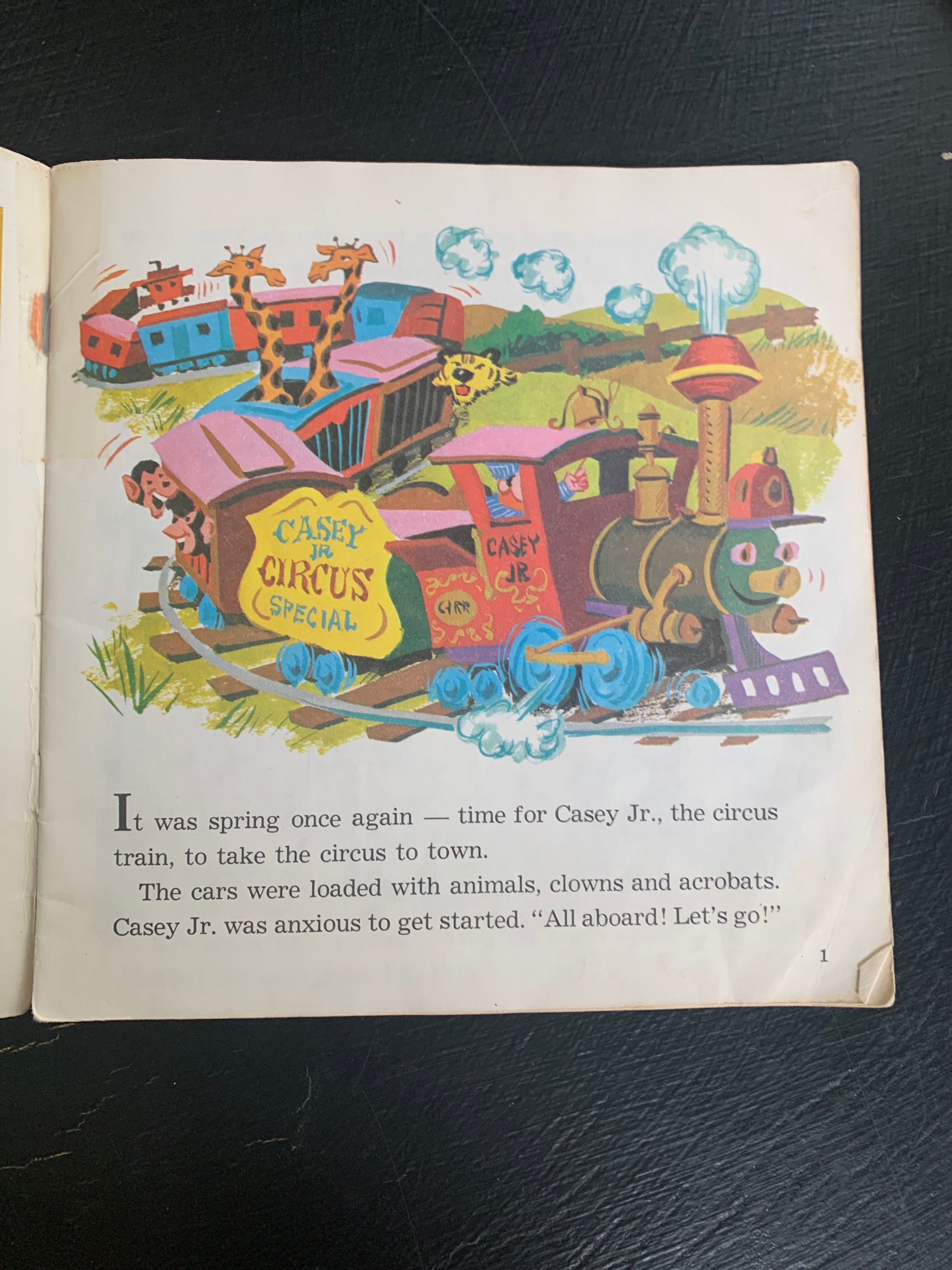 Walt Disney’s Story of Dumbo/ See, Hear, and Read Book/ Vintage 1978 ...