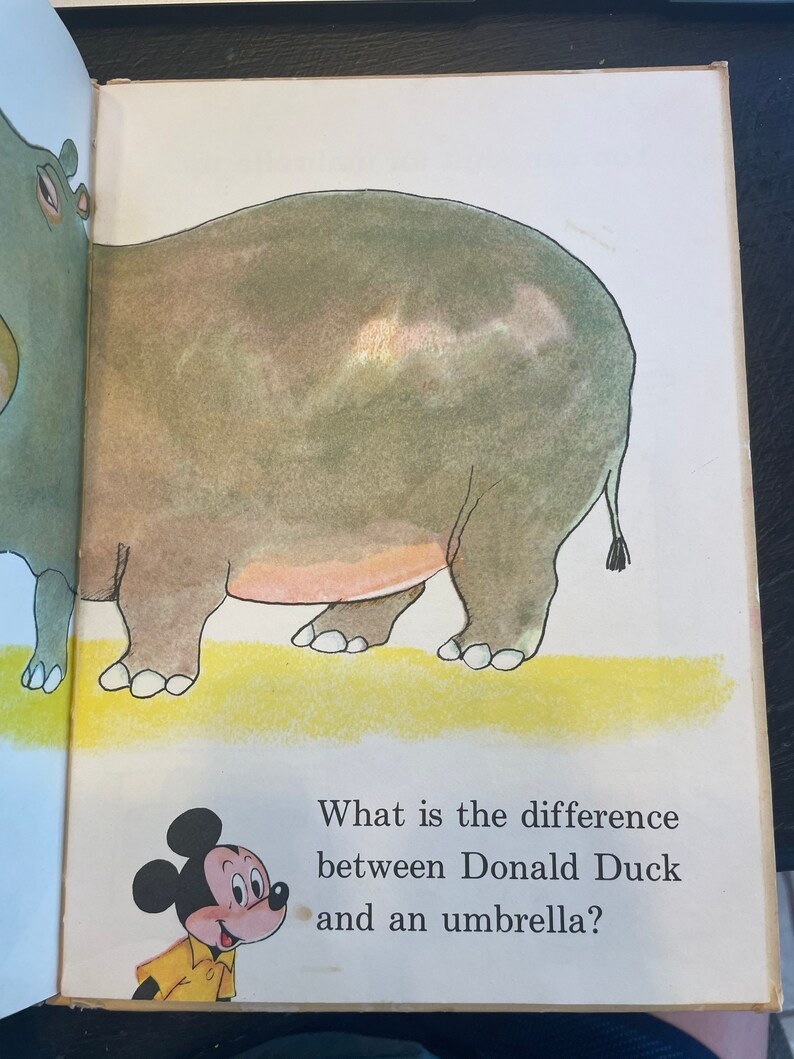 Mickey Mouses Riddle Book Disneys Wonderful World of Reading - Etsy