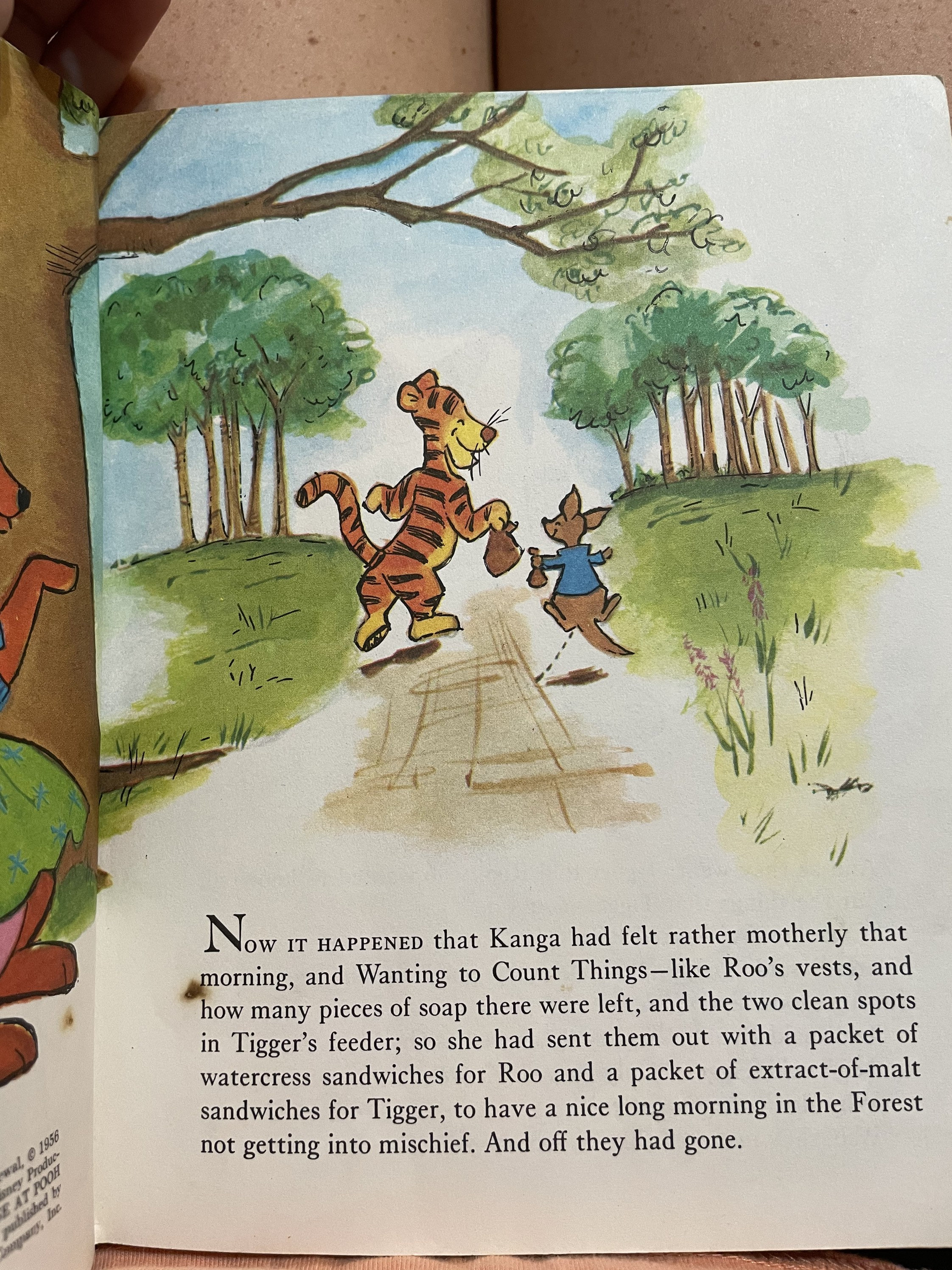 Walt Disney’s Winnie the Pooh and Tigger Little Golden Book “A” Edition ...