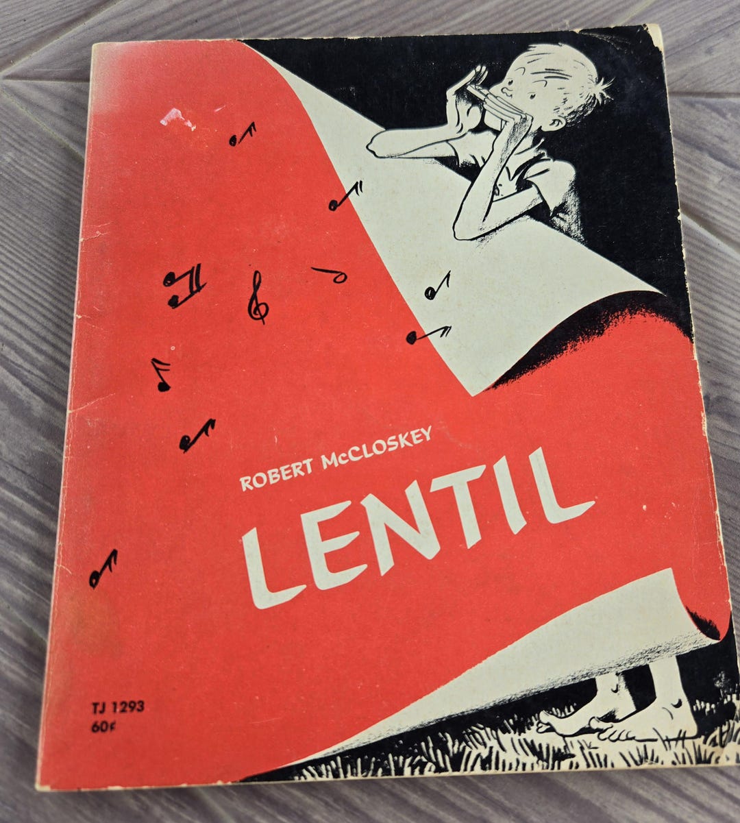 Lentil by Robert Mccloskey/vintage 1969 Scholastic Paperback Book ...