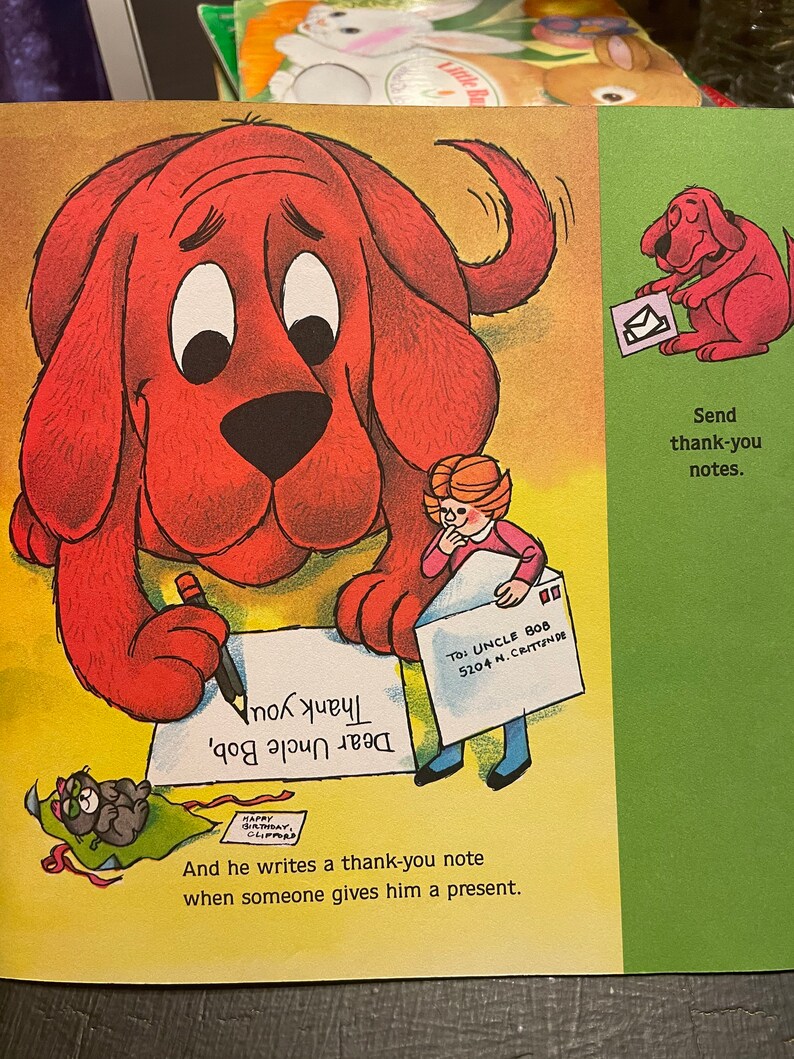 Cliffords Manner by Norman Bridwell Scholastic Paperback/ - Etsy