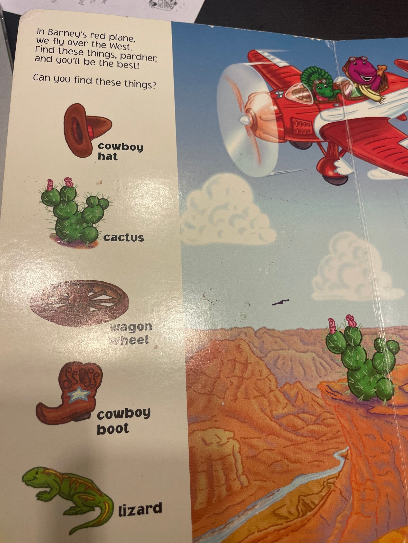 Barney's Treasure Hunt Search and Spot/Regalo - Etsy España