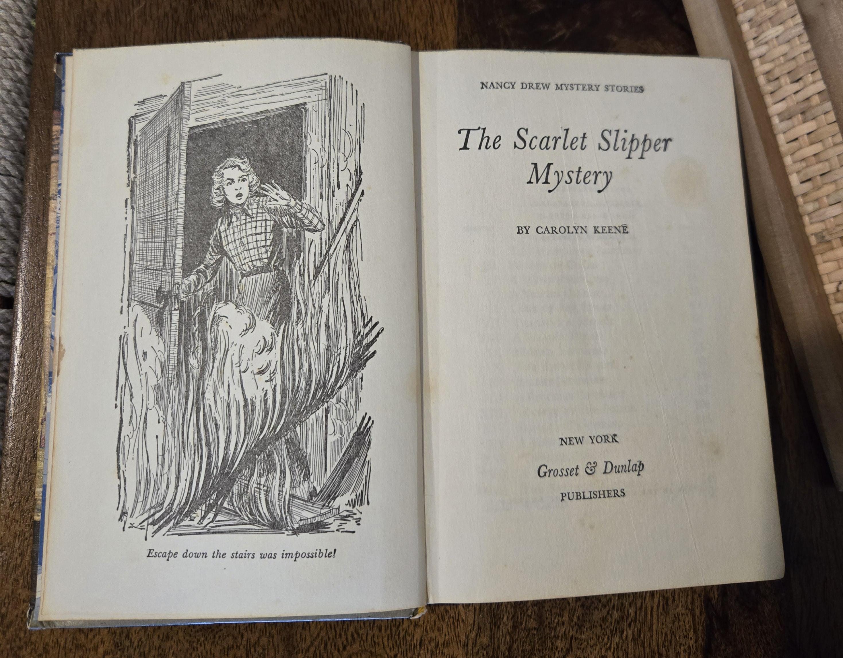 The Scarlet Slippery Mystery Nancy Drew Mystery Book #32 by Carolyn ...