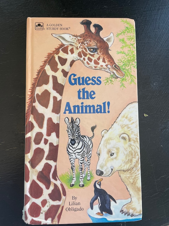 Guess the Animal Golden Sturdy Board Book/ Nostalgic Gift/ | Etsy