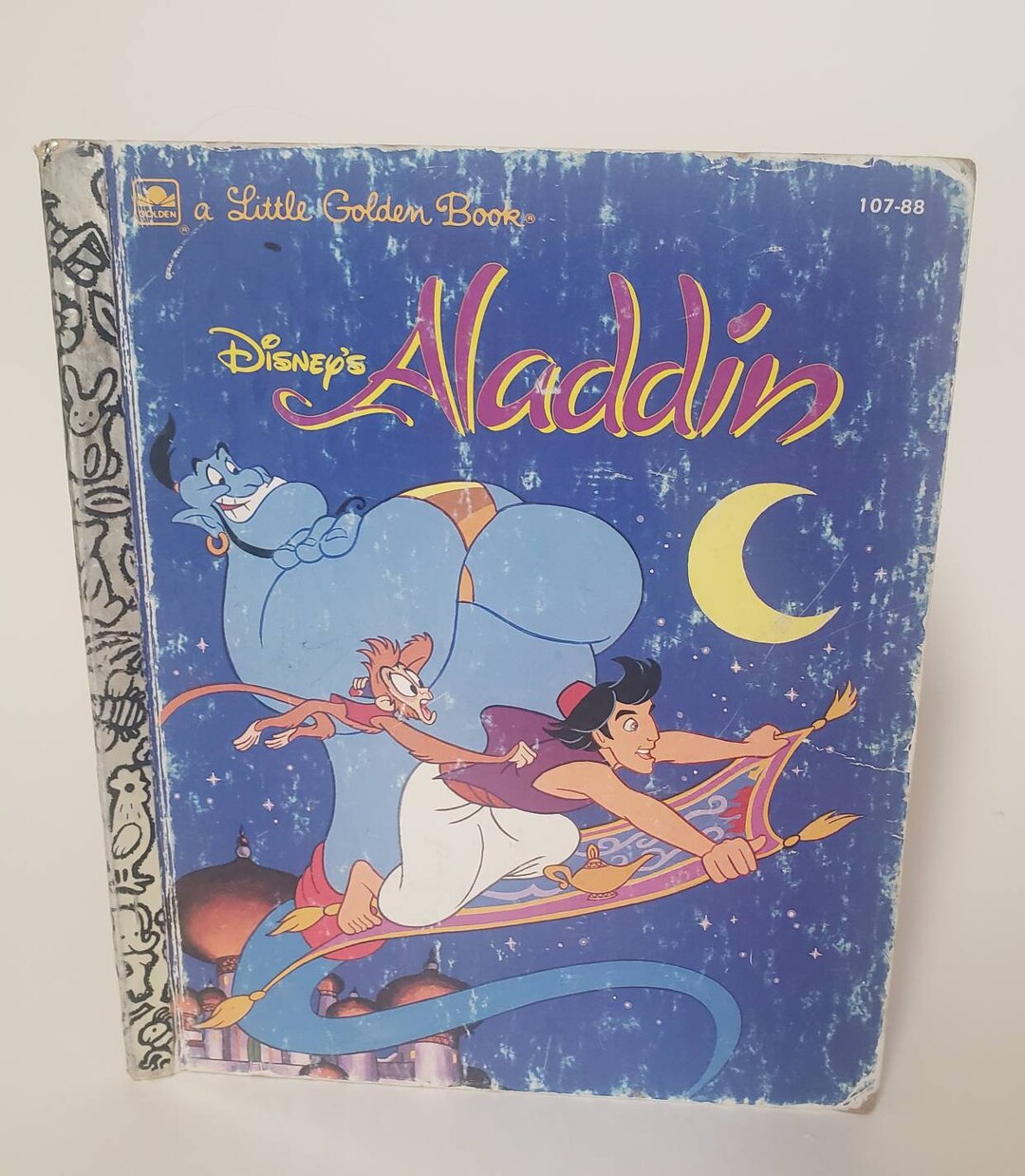 Disney's Aladdin 1992 Little Golden Book/collectible Book/aladdin/genie ...