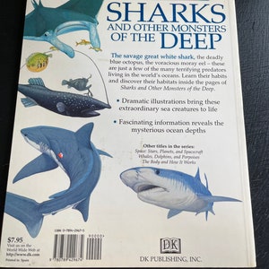Sharks and Other Monsters of the Deep by Philip Steele/ DK Paperback ...