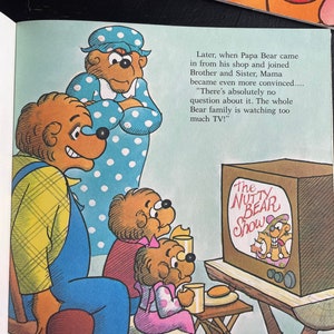 The Berenstain Bears and Too Much TV First Time Book/ Nostalgic Gift ...