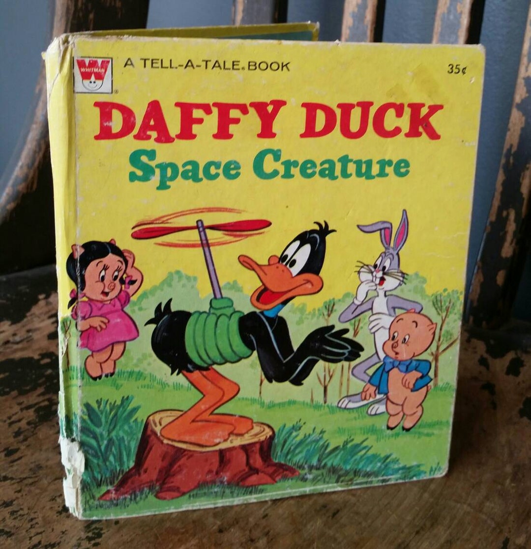 Daffy Duck Space Creature/vintage 1977 Whitman Tell a Tale Collectible ...