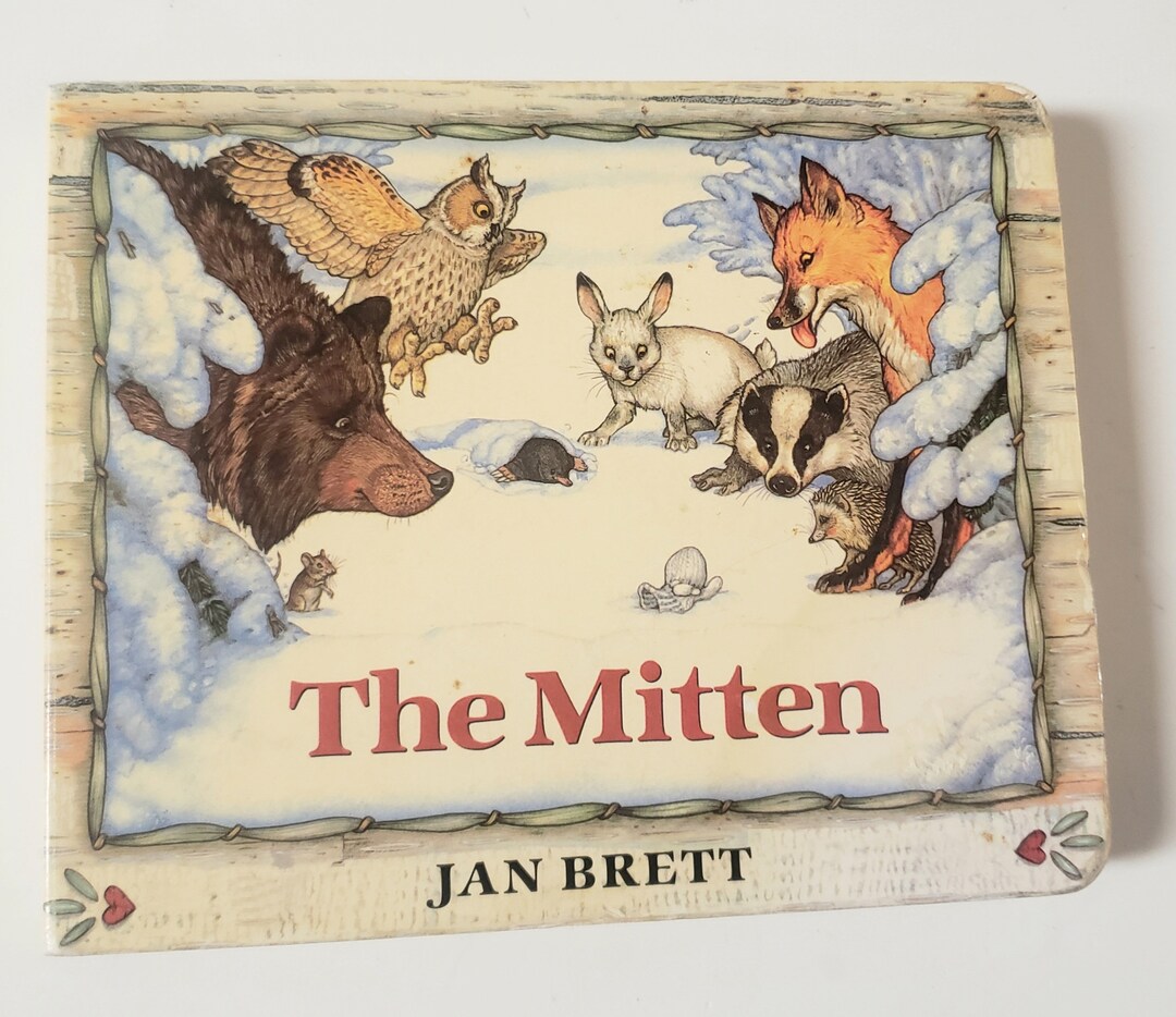 The Mitten A Ukrainian Folk Tale Adapted by Jan Brett/vintage 1989 ...