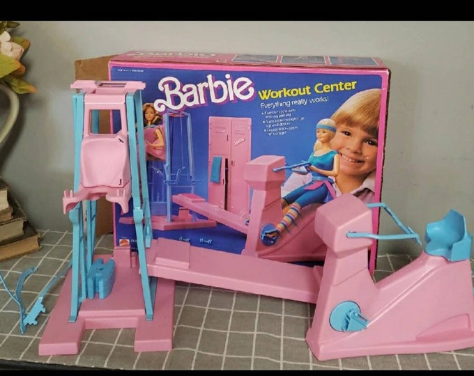 Barbie Workout Center/vintage 1984 Barbie Doll Workout Center in ...