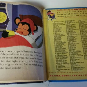 The Terrytoon Space Train/vintage 1958 Wonder Bookd/nursery/baby Shower ...