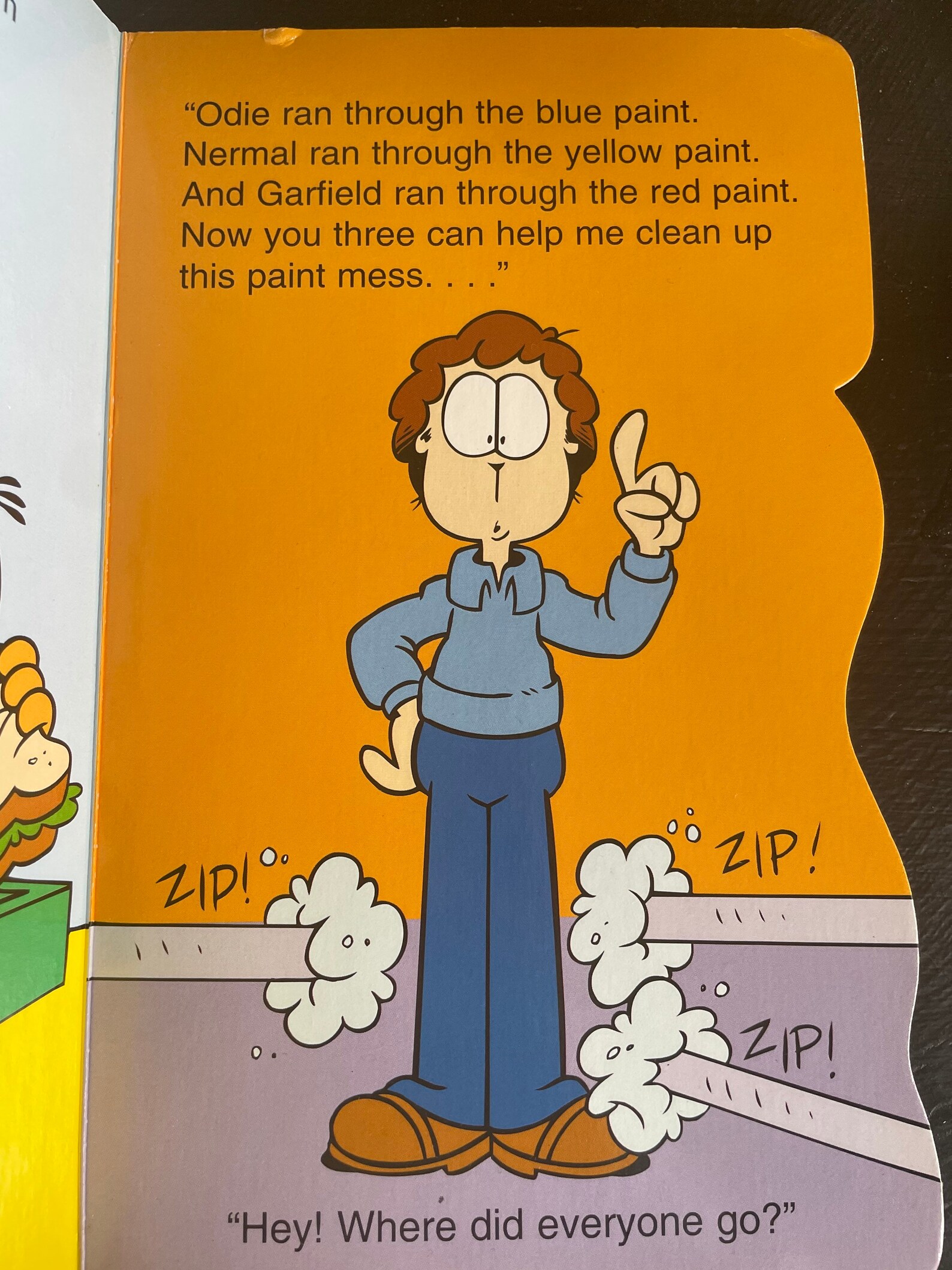 Garfield Color Me Fun by Jim Davis Benton Board Book/ Vintage 2002 ...