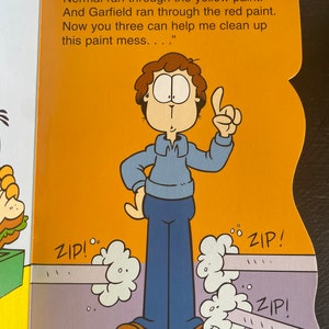 Garfield Color Me Fun by Jim Davis Benton Board Book/ Vintage 2002 ...