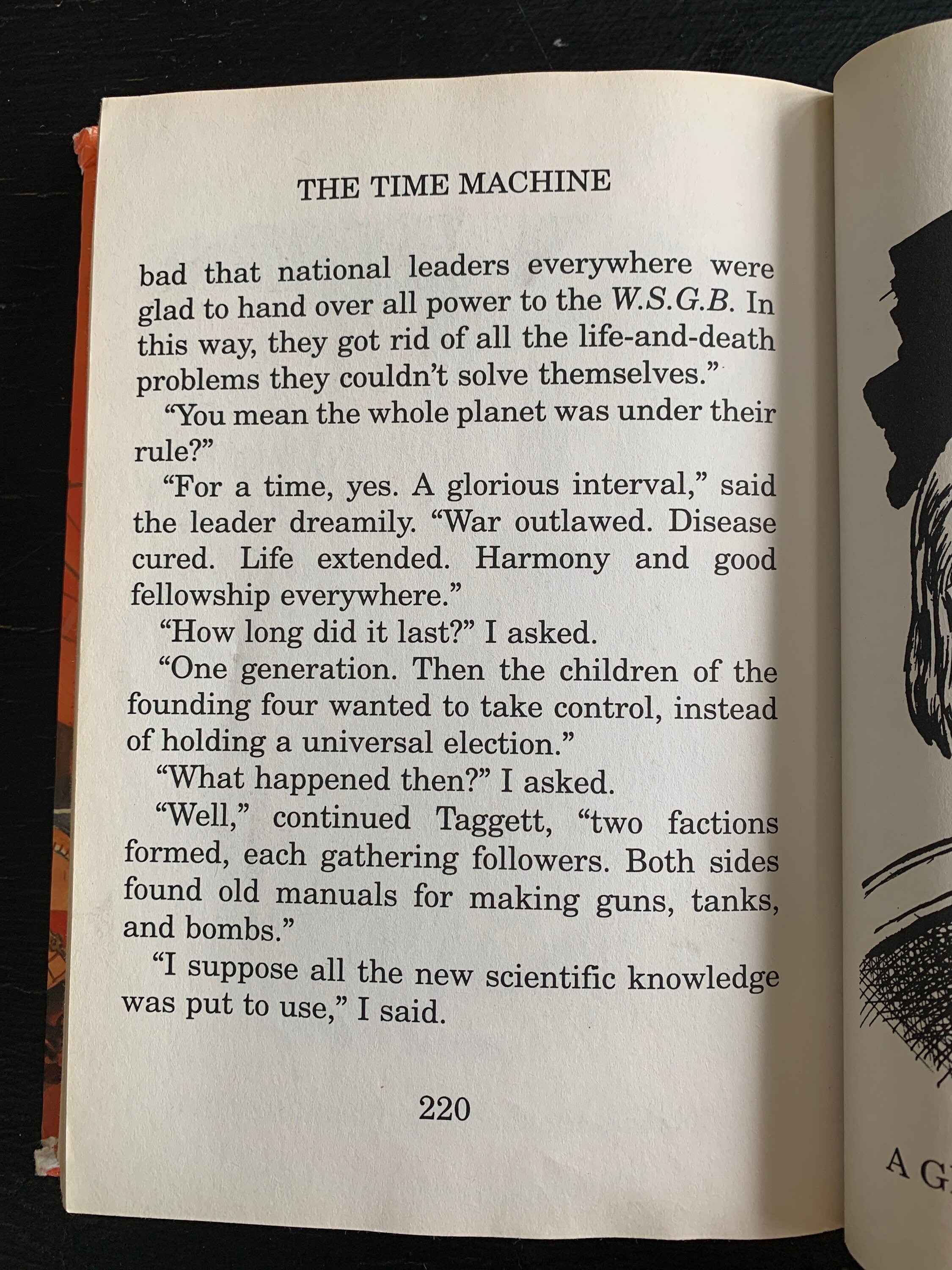 The Time Machine/ Vintage 1992 Great Illustrated Classics/ - Etsy