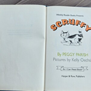 Scruffy by Peggy Parish/vintage 1988 Weekly Reader an I Can Read ...